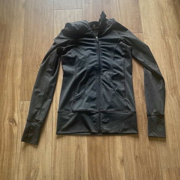 90 Degree By Reflex | Sweaters | 9 Degree By Reflex Dark Grey Zip Up ...
